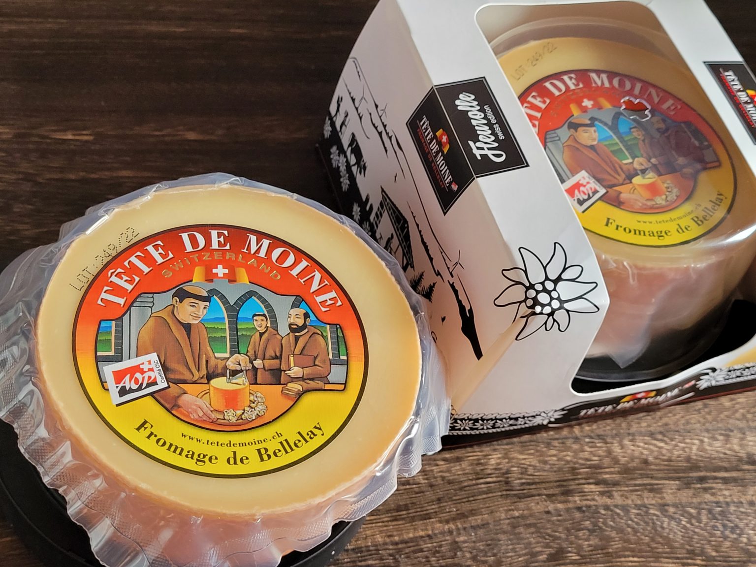 Tête de Moine AOP – “Fleurolle”-Box – 瑞士小屋 Alphütte